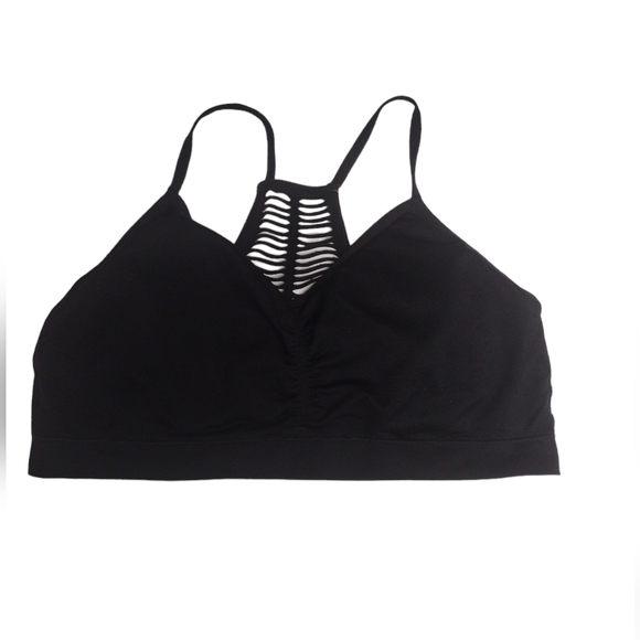 Anemone | Intimates & Sleepwear | Anemone Shredded Look Bra Black One ...